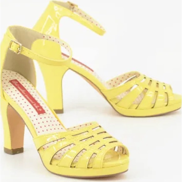 B.A.I.T. | Shoes | Bait Footwear Lady Canary Yellow Heels New | Poshmark